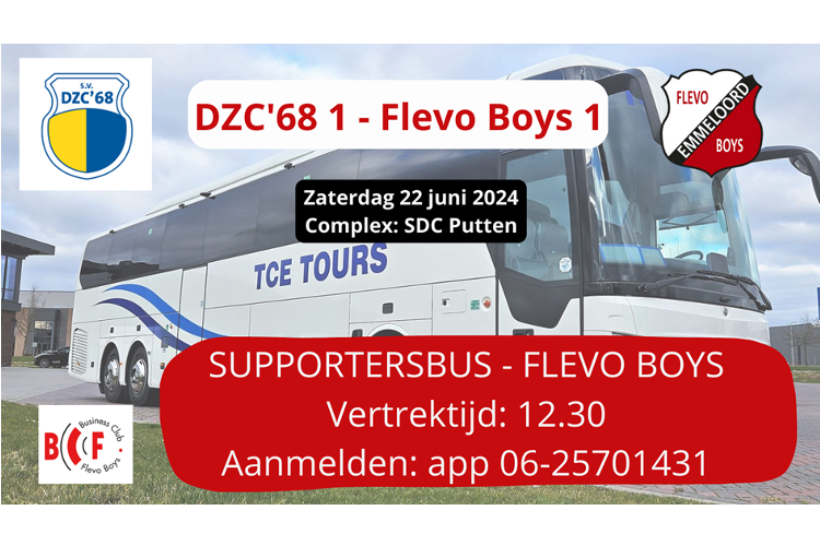 Supportersbus DZC’68 - Flevo Boys | Flevo Boys